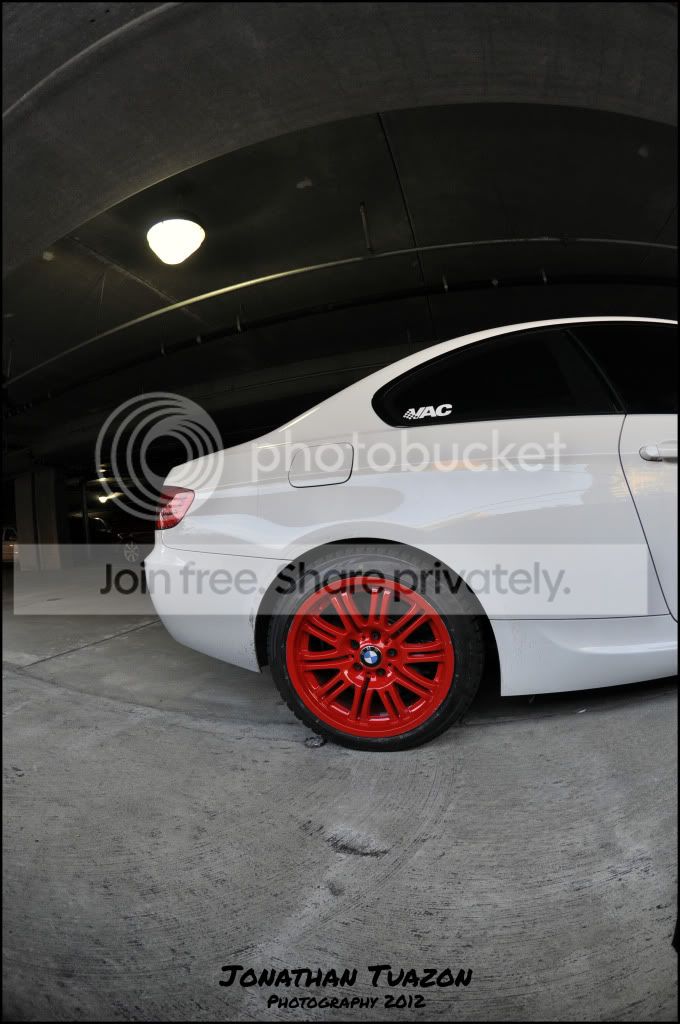 Winter Rims Bright Red with Blizzaks