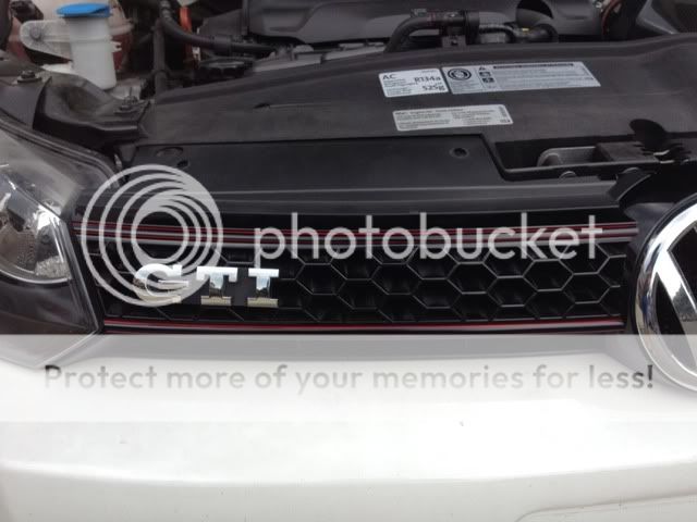 Partial red stripe! What do you think? | VW GTI MKVI Forum / VW Golf R ...